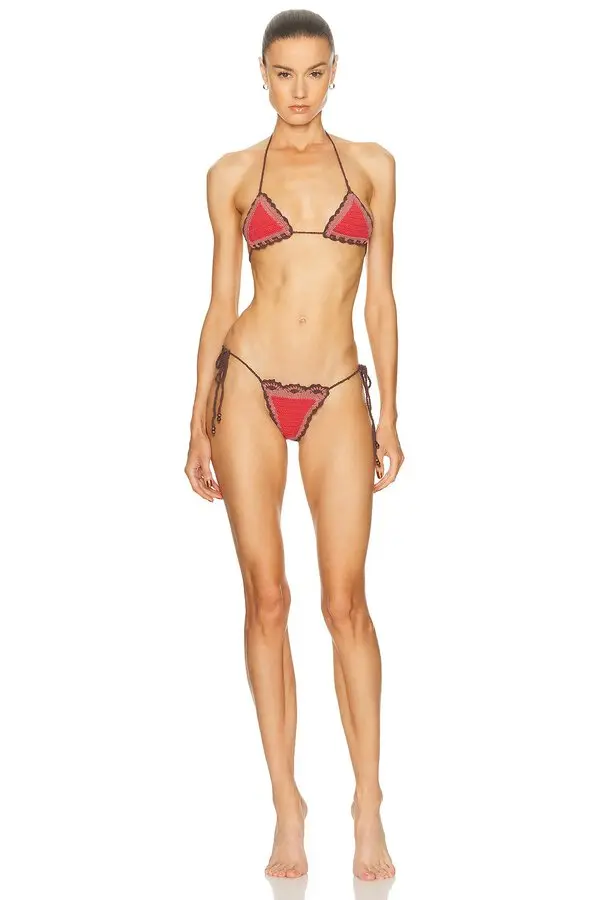 Akoia Swim Akua Bikini Set - Red