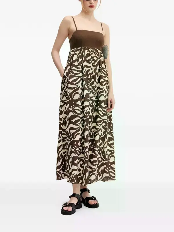 bodycon brown dress Billini Bodycon Backless Maxi Dress Brown | Wedding Guest Dress | Backless main image 0