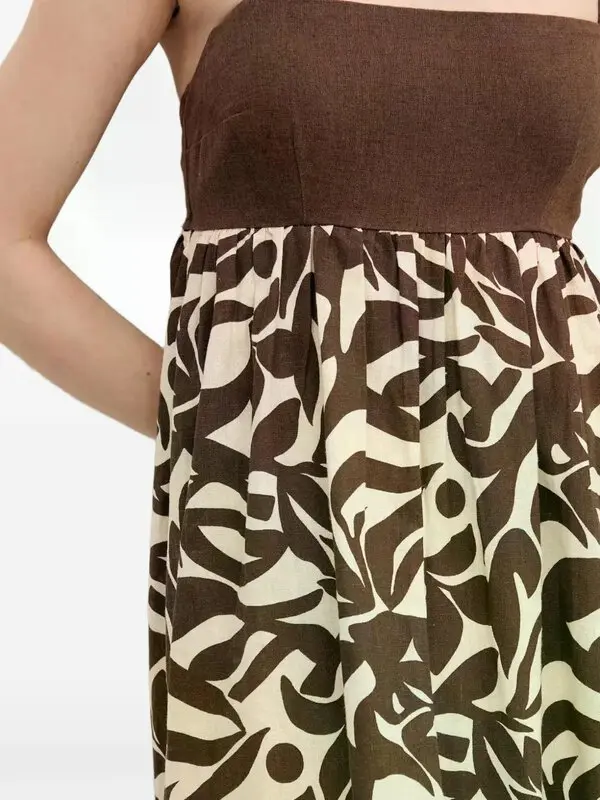summer color bridesmaid dresses Abercrombie & Fitch Silk Satin Bronze Brown Button Down Mini Shirt Dre –  Brie main image 0