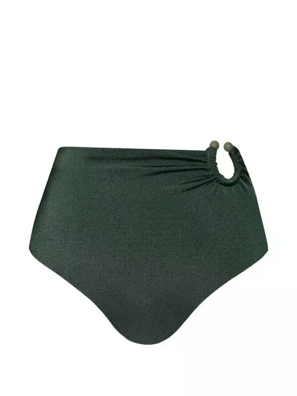 Johanna Ortiz Taita Ring-detail Bikini Bottom - Green