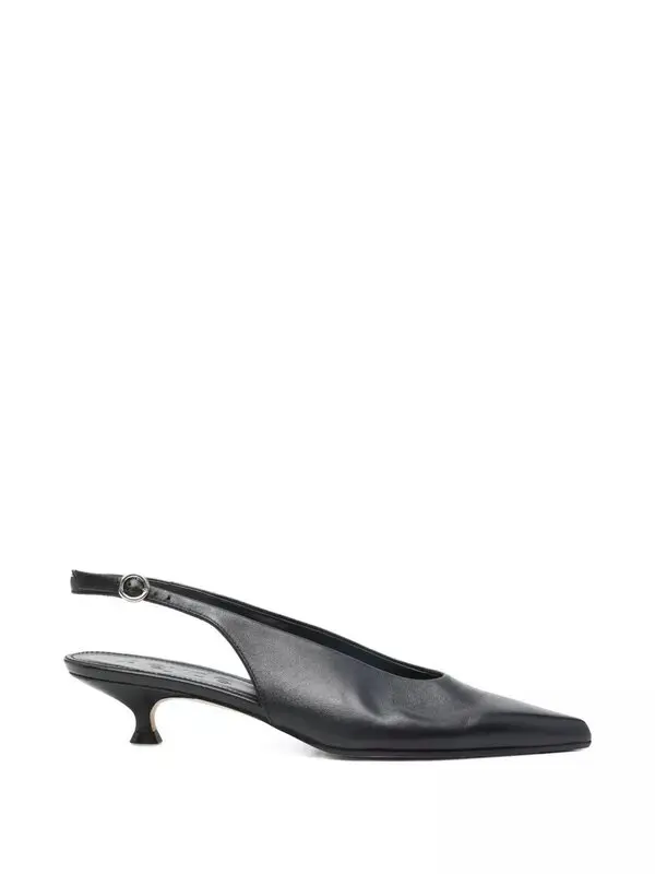 AeydĒ Camila Heeled Slingback Pumps - Black