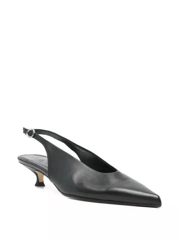 AeydĒ Camila Heeled Slingback Pumps - Black