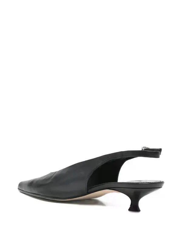 AeydĒ Camila Heeled Slingback Pumps - Black
