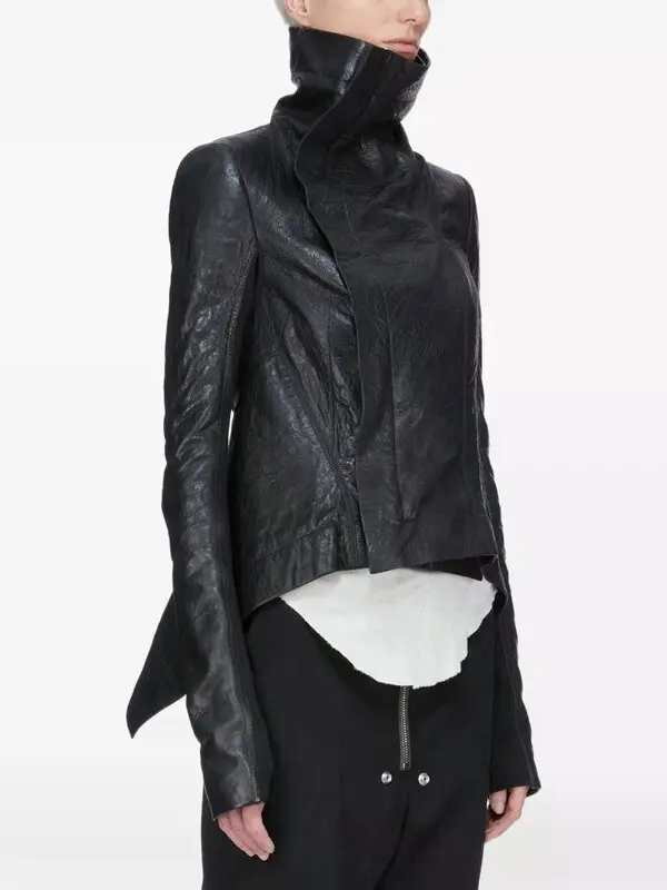 Rick Owens Leather Zip-up Jacket