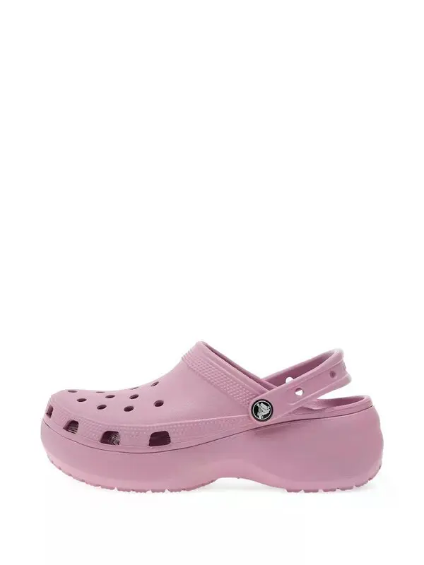 CROCS Platform Perforated Mules