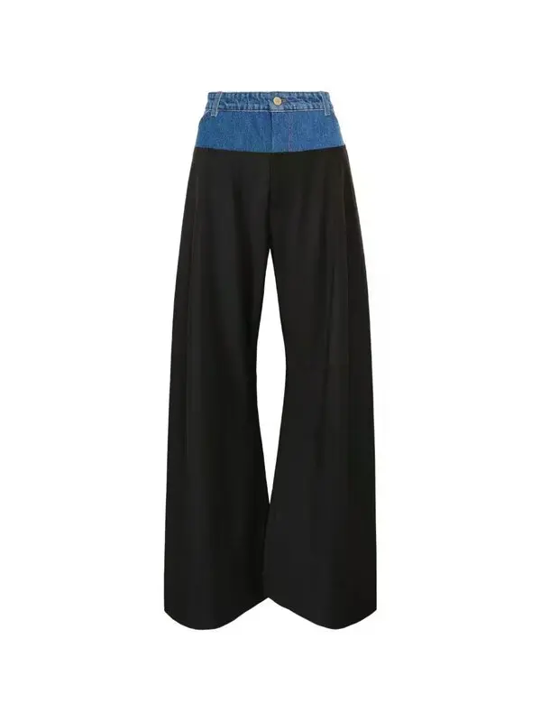 LITKOVSKA Wide-leg Paneled Trousers