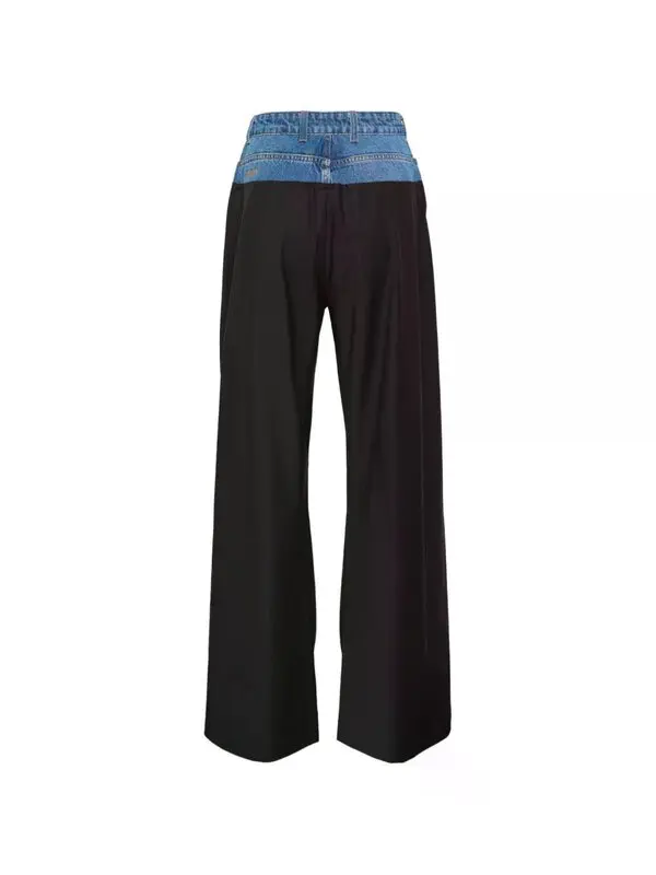 LITKOVSKA Wide-leg Paneled Trousers