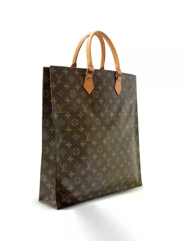 LOUIS VUITTON 1986 Sac Plat Monogram Tote Bag