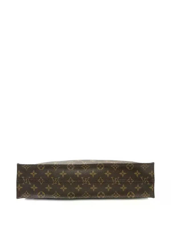 LOUIS VUITTON 1986 Sac Plat Monogram Tote Bag
