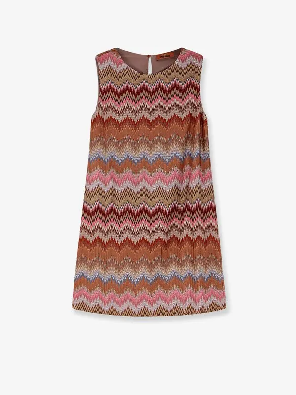 Missoni Short Viscose Chevron Dress