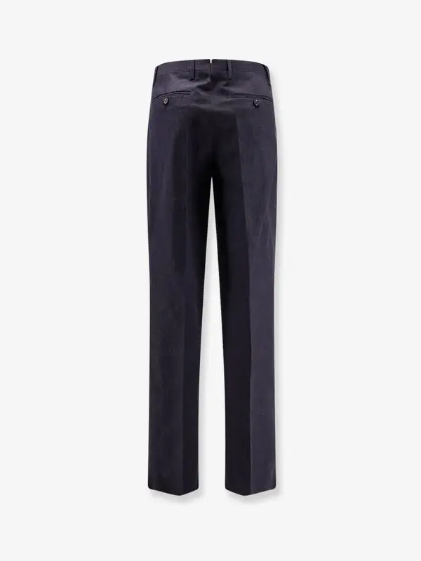 LARDINI Cotton And Linen Trousers