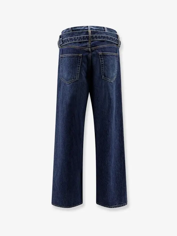 Sacai Denim Wide Leg Jeans