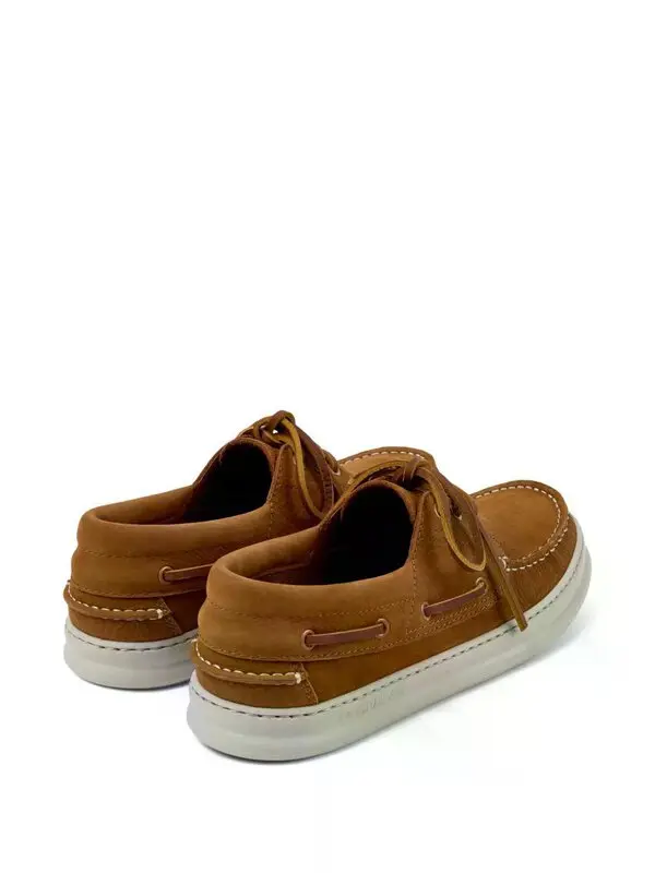 Camper Runner Four Lace-up Boat Shoes - Brown