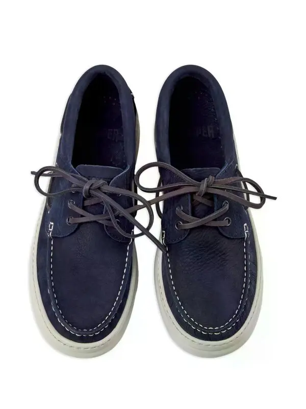 Camper Runner Four Lace-up Boat Shoes - Blue
