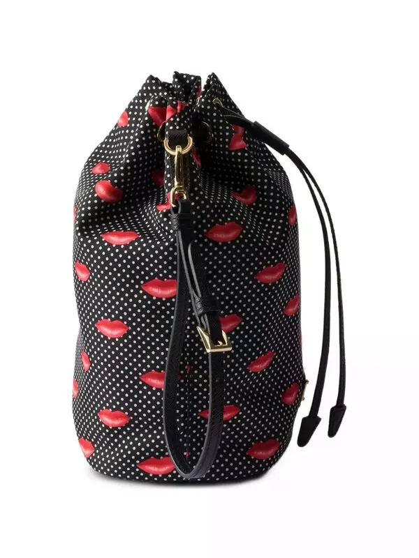 Prada Re-nylon Polka-dot Pouch
