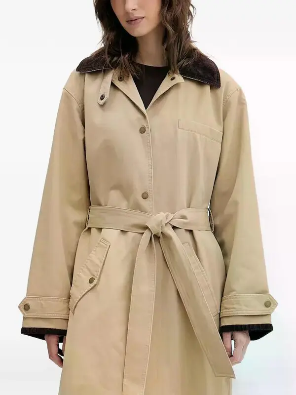 Abercrombie Belted Long Coat