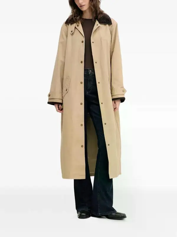Abercrombie Belted Long Coat
