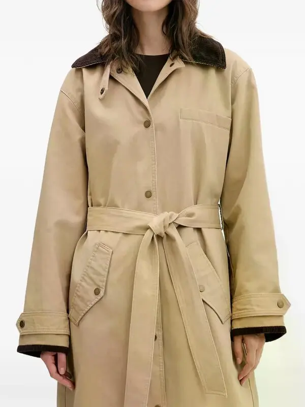 Abercrombie Belted Long Coat