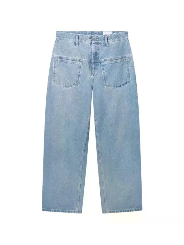Axel Arigato Inverted Wide-leg Jeans - Blue