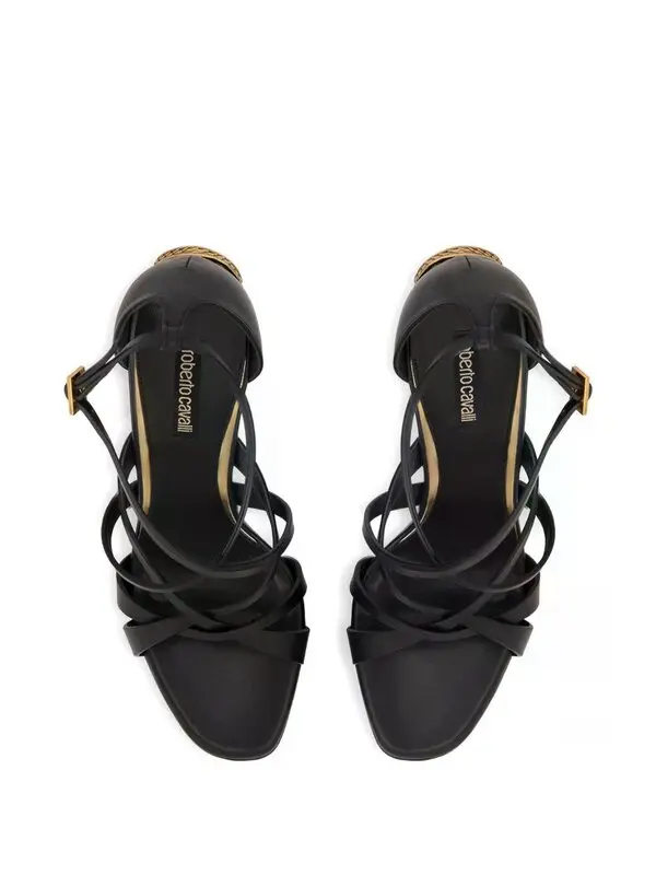 Roberto Cavalli Serpentine Stiletto Sandals