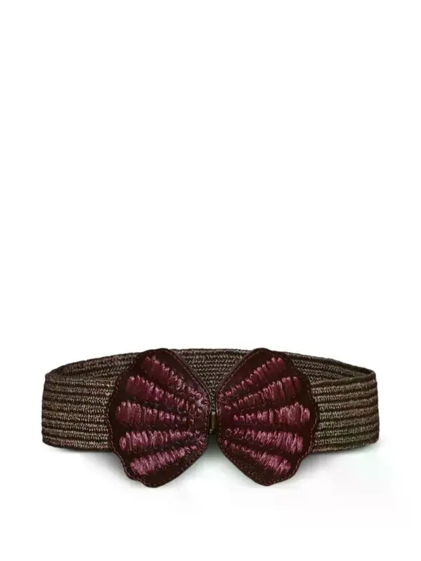 Johanna Ortiz Seashells Belt - Brown