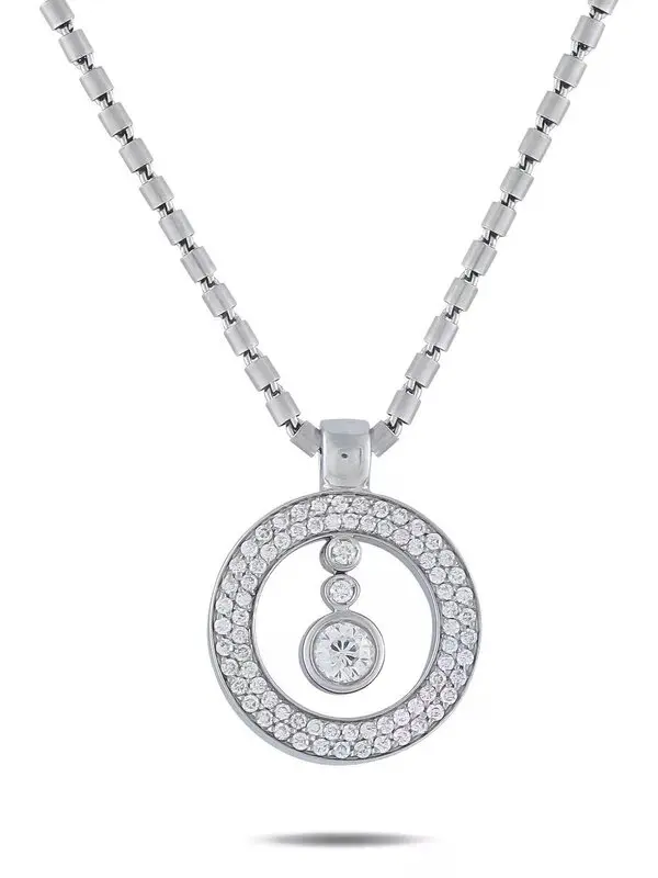 Roberto Coin Diamond Pendant Necklace - Silver