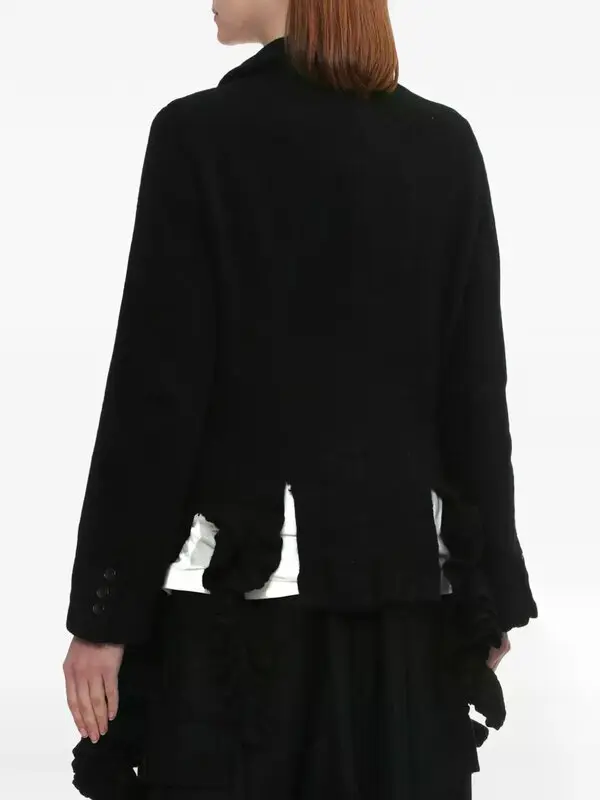 BLACK COMME DES GARÇONS Ruffled Jacket