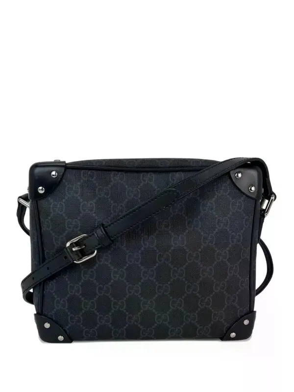 Gucci Gg Supreme Studded Messenger Bag