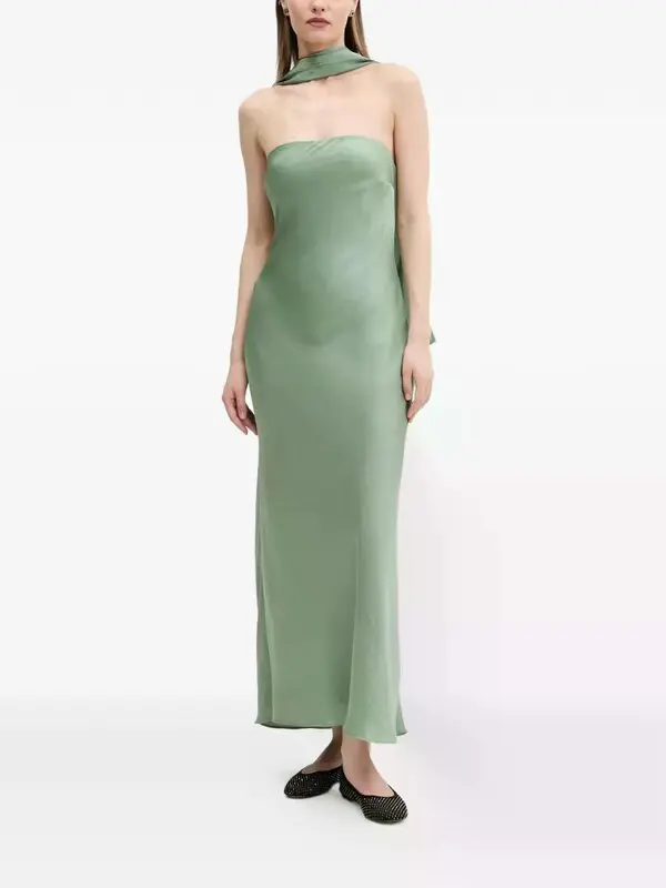 Abercrombie Scarf-detail Strapless Maxi Dress