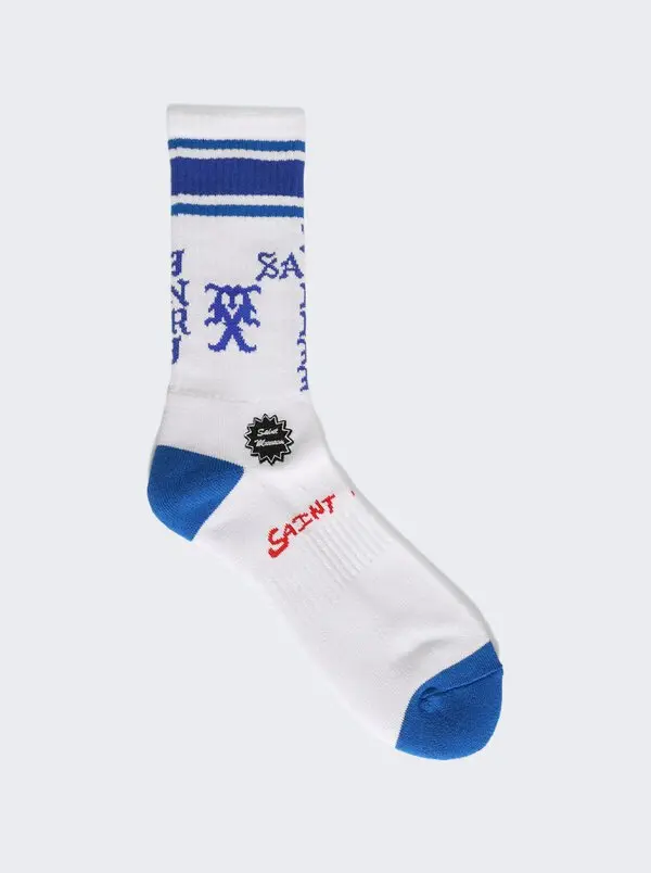 SAINT MXXXXXX Sinner Crew Socks - White