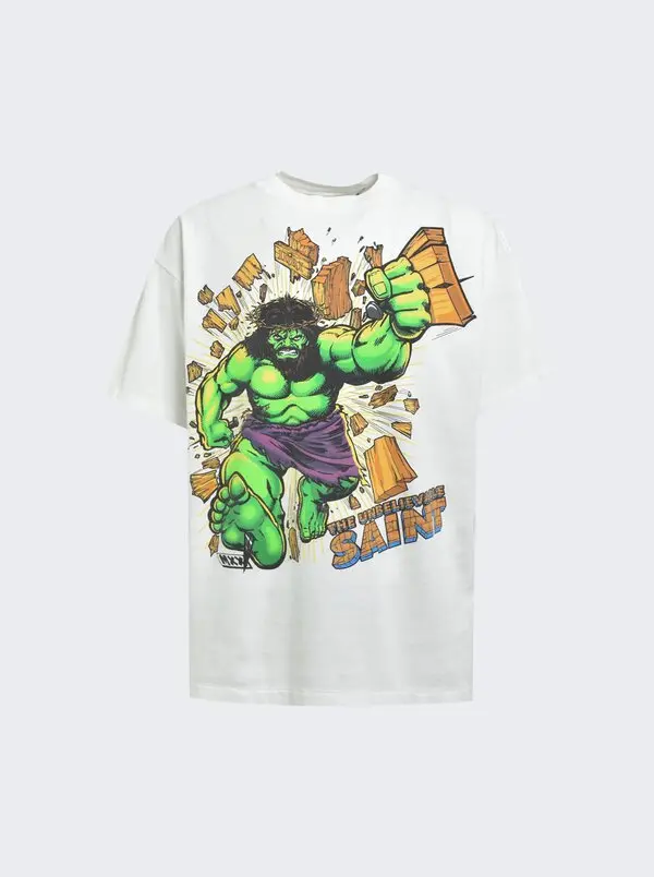 SAINT MXXXXXX Greenman T-shirt - White