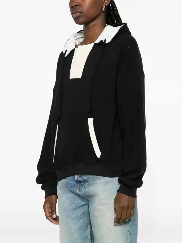 AYA MUSE Button-fastening Hoodie