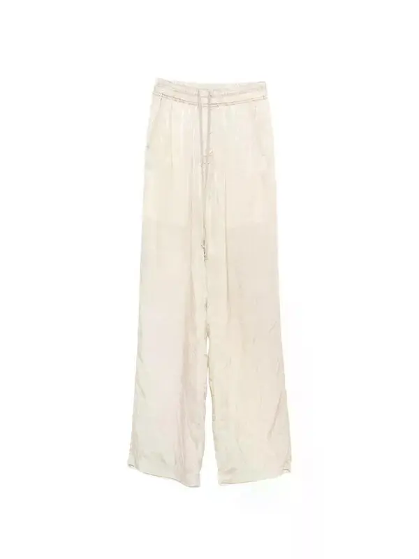 Rick Owens Wide Leg Drawstring Trousers