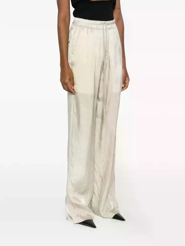 Rick Owens Wide Leg Drawstring Trousers