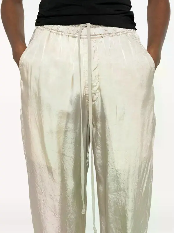 Rick Owens Wide Leg Drawstring Trousers