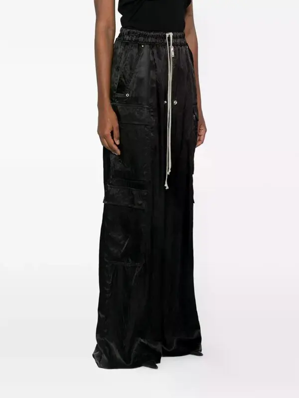 Rick Owens Cargobelas Drawstring Trousers - Black