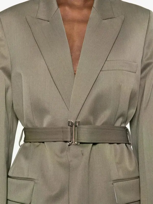 Victoria Beckham Belted Tailored Jacket