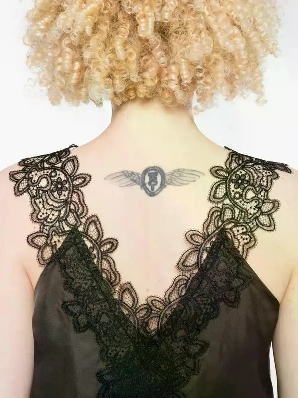 RÓHE V-neck Silk Top