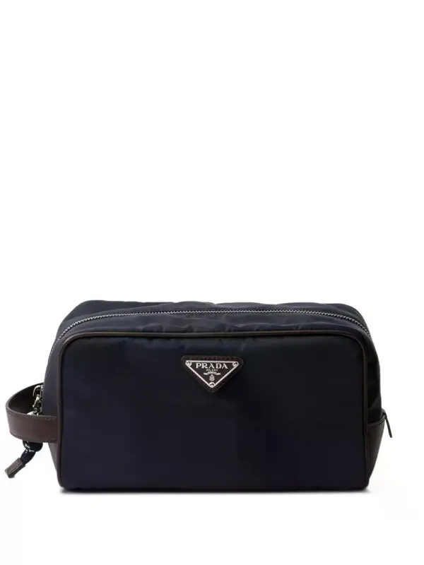 Prada Speedrock Re-nylon Pouch - Blue