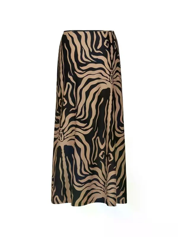 Johanna Ortiz Nuevo Destino Midi Skirt - Black