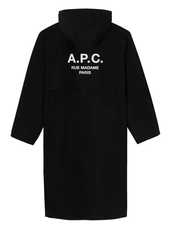 A.p.c. Logo-plaque Raincoat