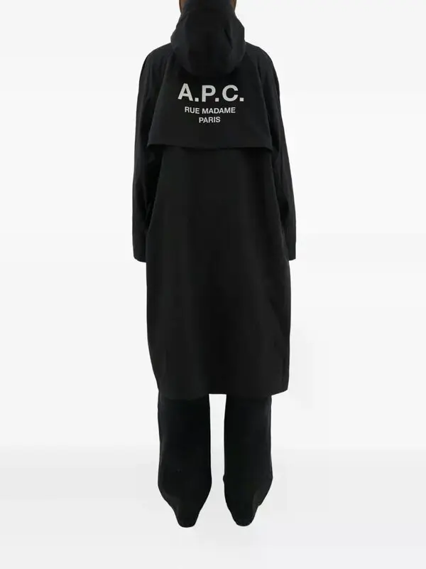 A.p.c. Logo-plaque Raincoat