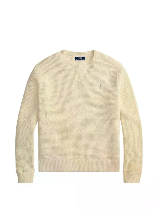 Polo Ralph Lauren Waffle-knit Sweater - Neutrals