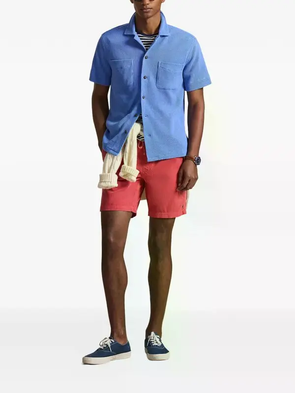 Polo Ralph Lauren Waffle-knit Shirt - Blue
