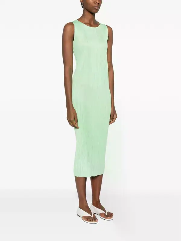 issey miyake green dress PLEATS PLEASE ISSEY MIYAKE
