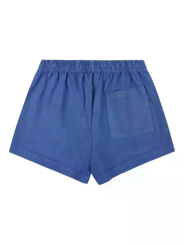 Sporty & Rich Graphic-print Drawstring Shorts