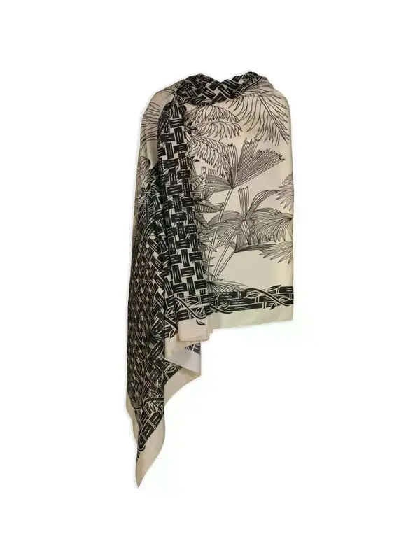 Johanna Ortiz Harmonic Garden Scarf - Neutrals