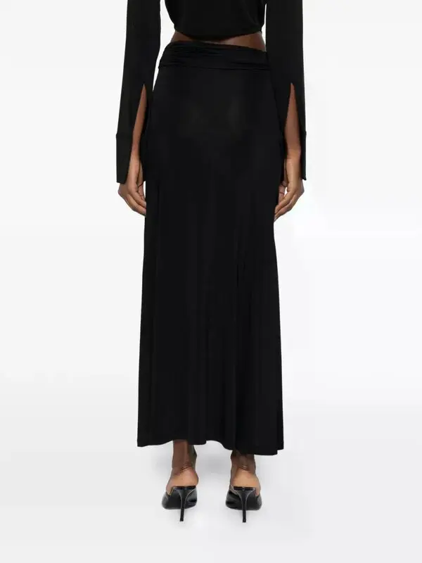 AYA MUSE Feyra Ruched Skirt - Black