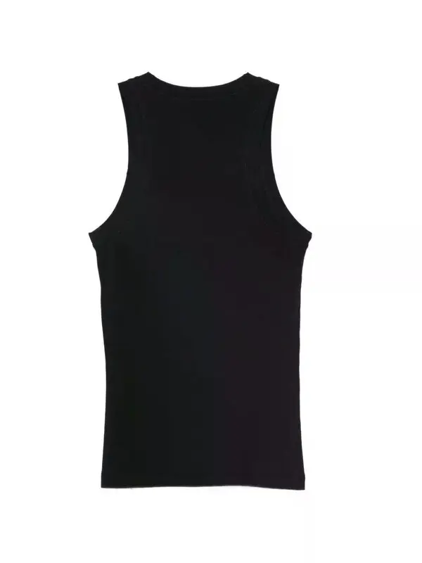 AYA MUSE Crew-neck Tank Top - Black