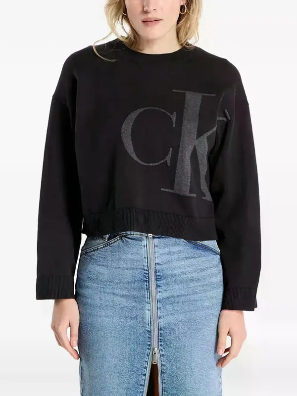 Calvin Klein Long Sleeve Logo Sweater